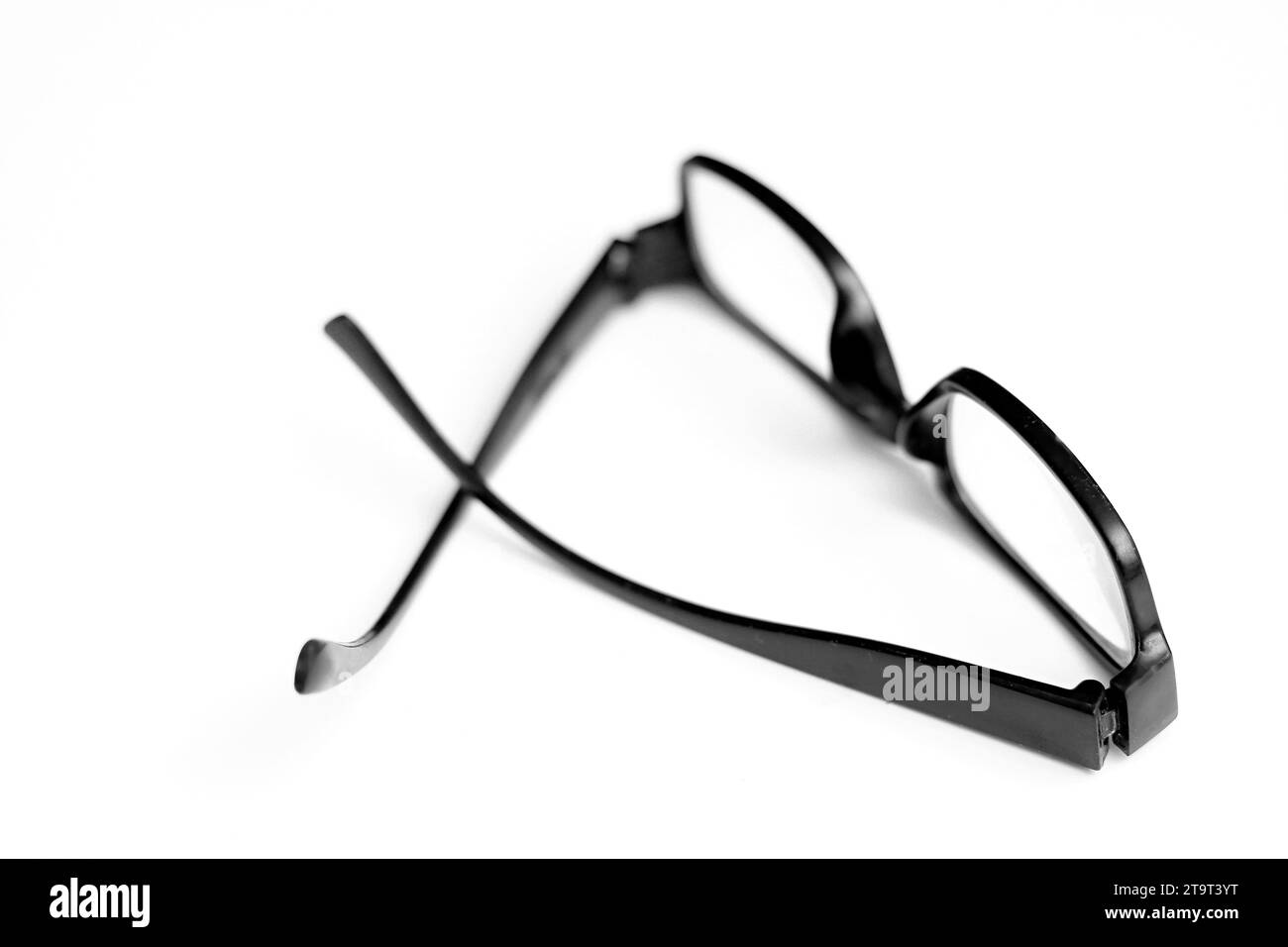 glasses on display at an optician shop white background stock image ...