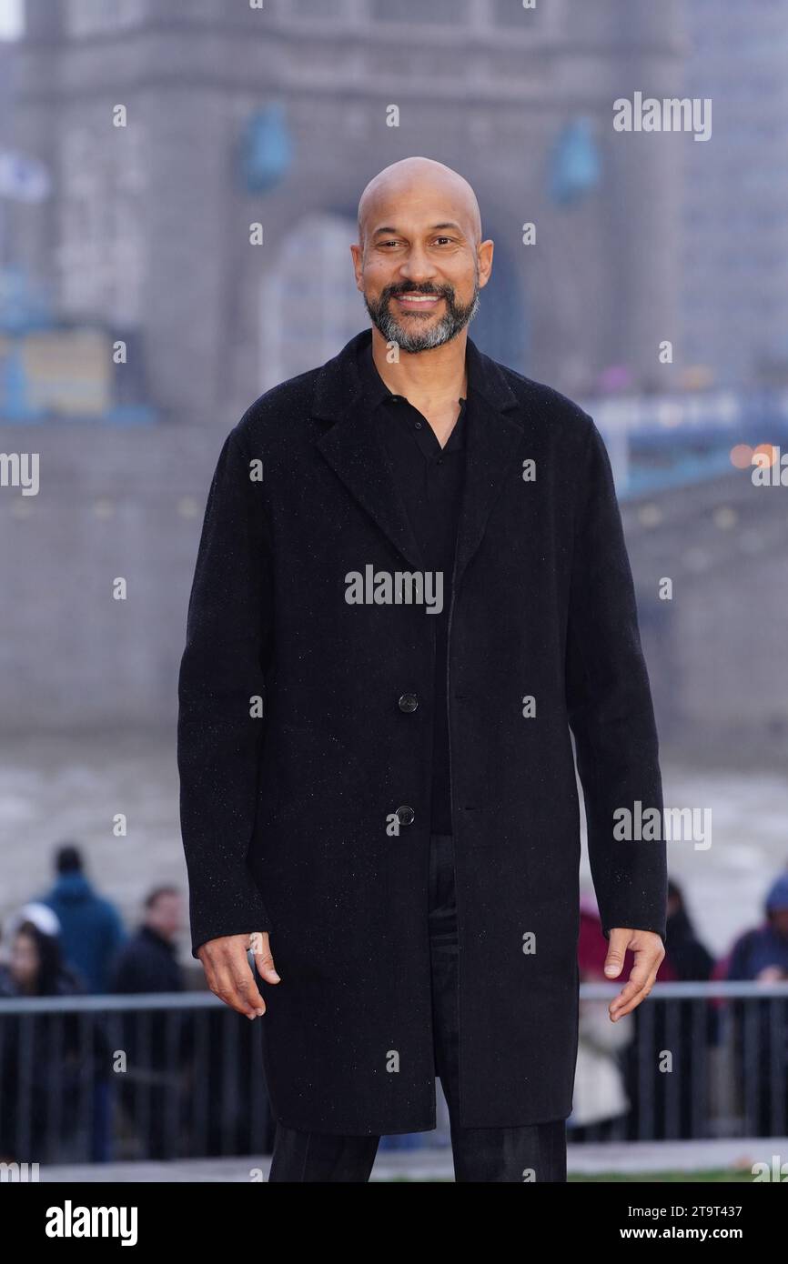 Keegan-Michael Key during a photo call with the cast of Wonka at Potter ...
