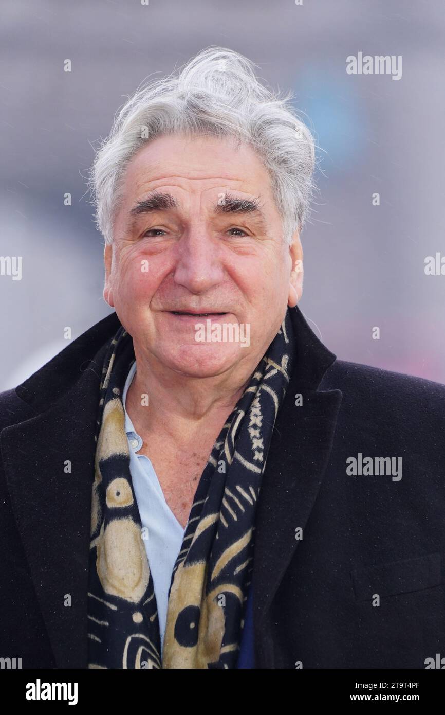 Jim Carter during a photo call with the cast of Wonka at Potter's Field ...