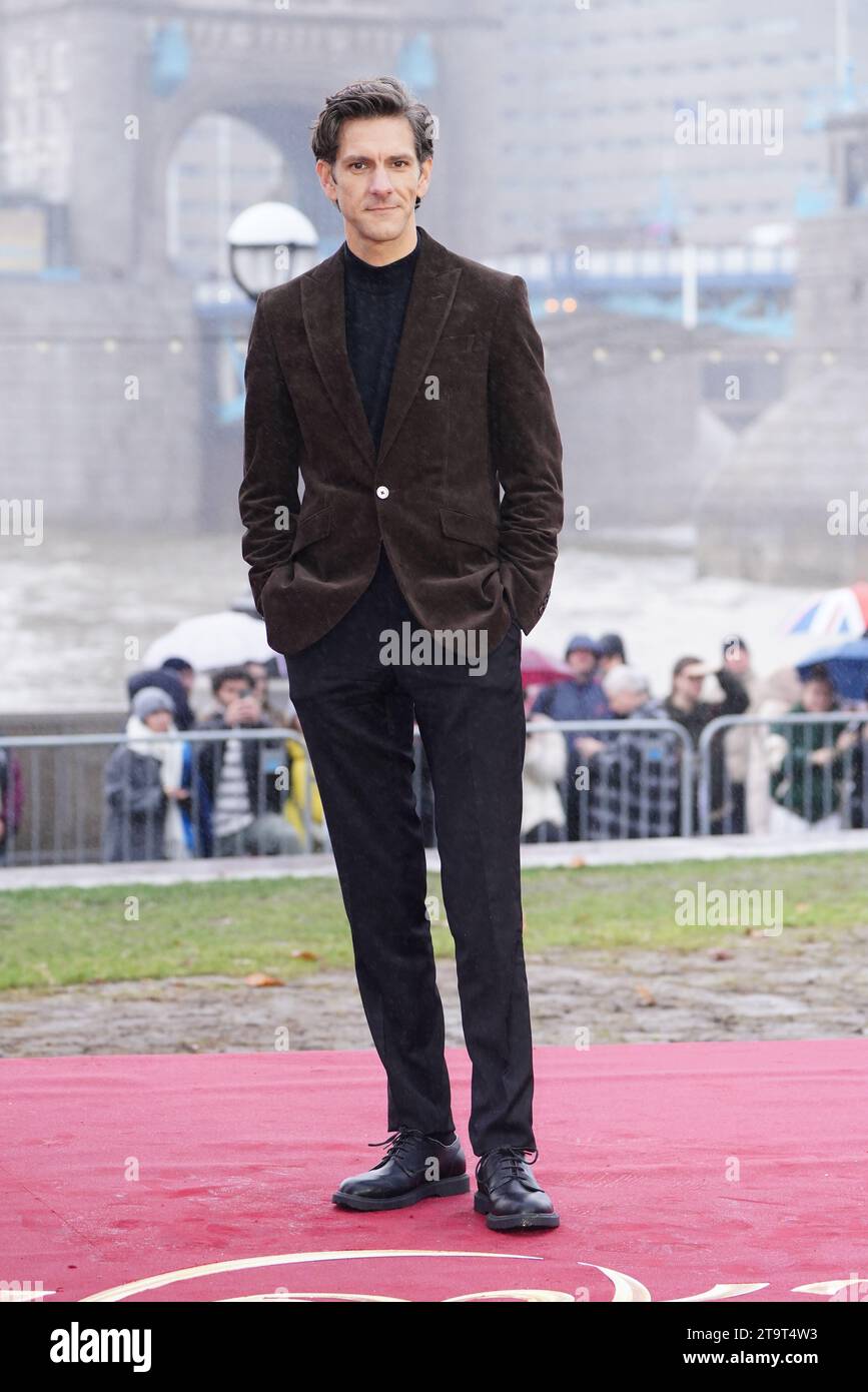 Matthew Baynton during a photo call with the cast of Wonka at Potter's ...
