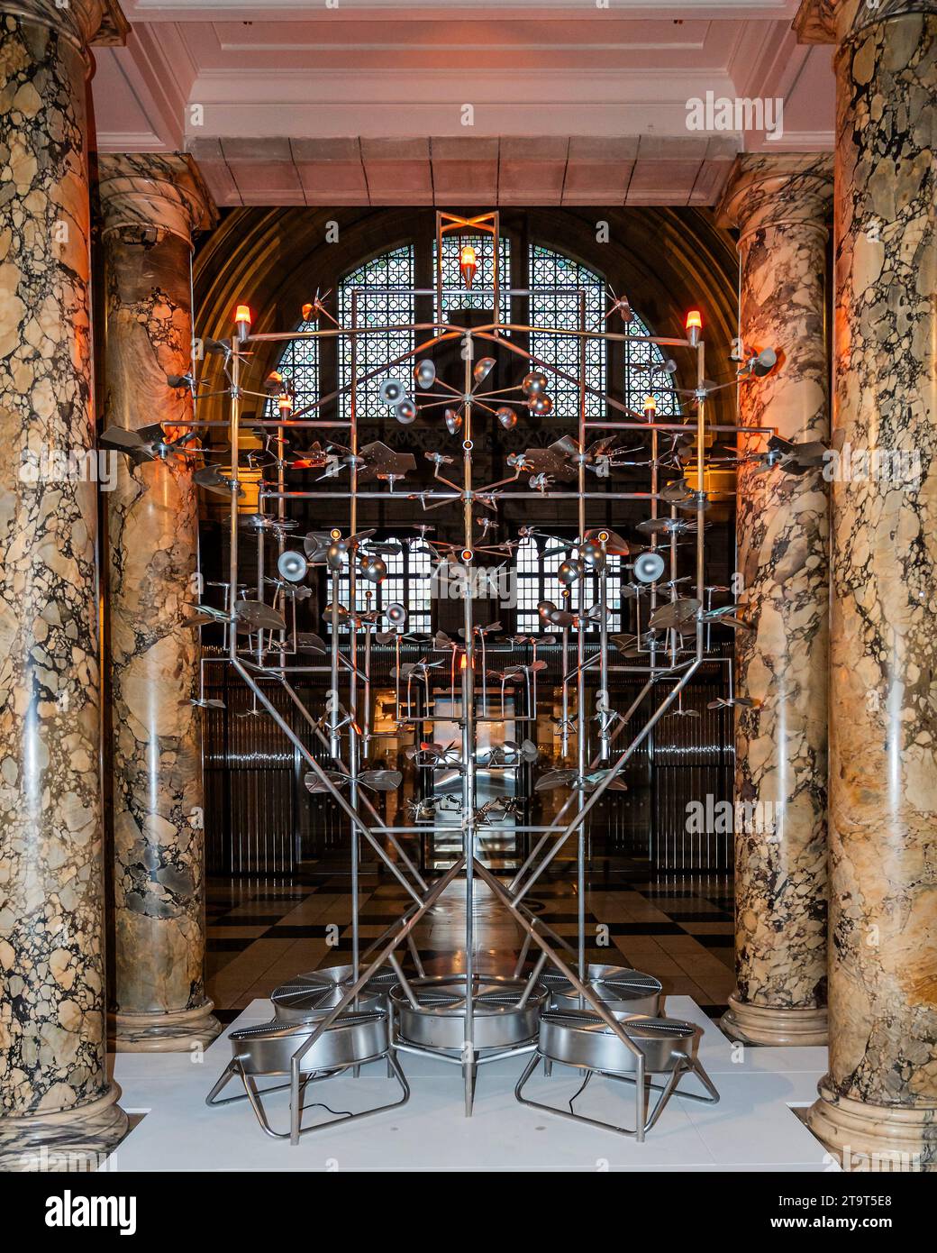 London, UK. 27th Nov, 2023. V&A 2023 Christmas Tree Installation ...