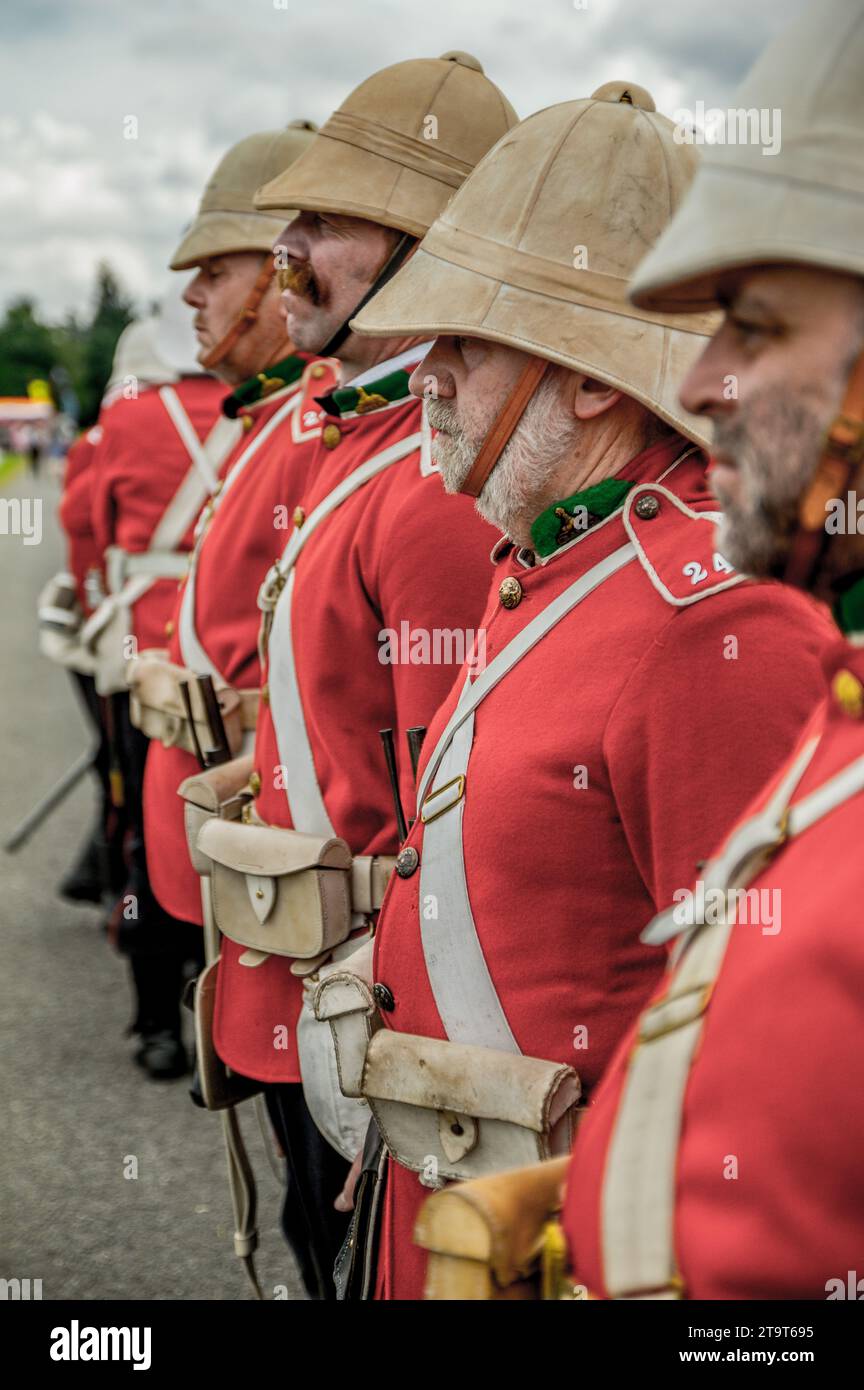 British soldiers red coats Military Odyssey England 2016 Reenactors ...