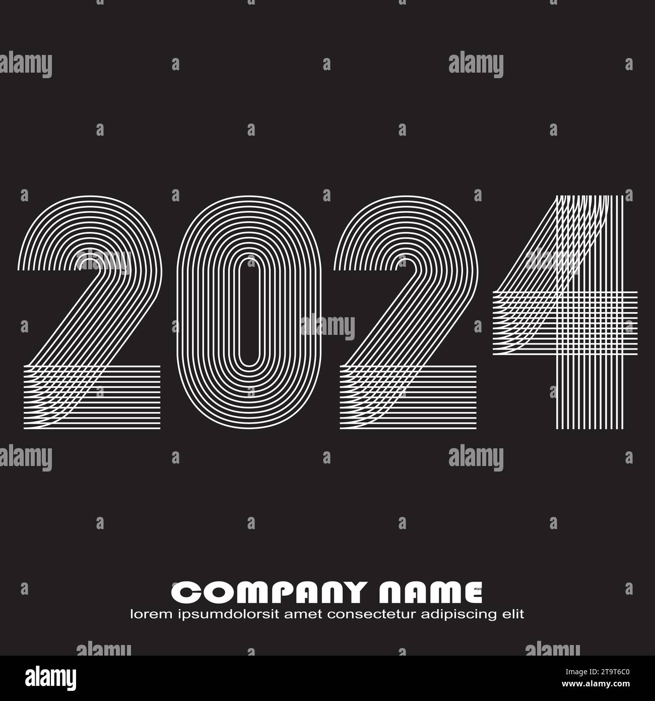 2024 event graphic Stock Vector Images - Alamy