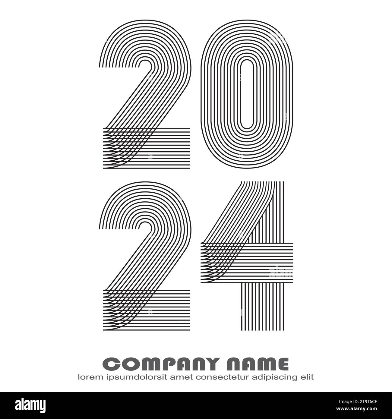 2024 annual Stock Vector Images - Alamy