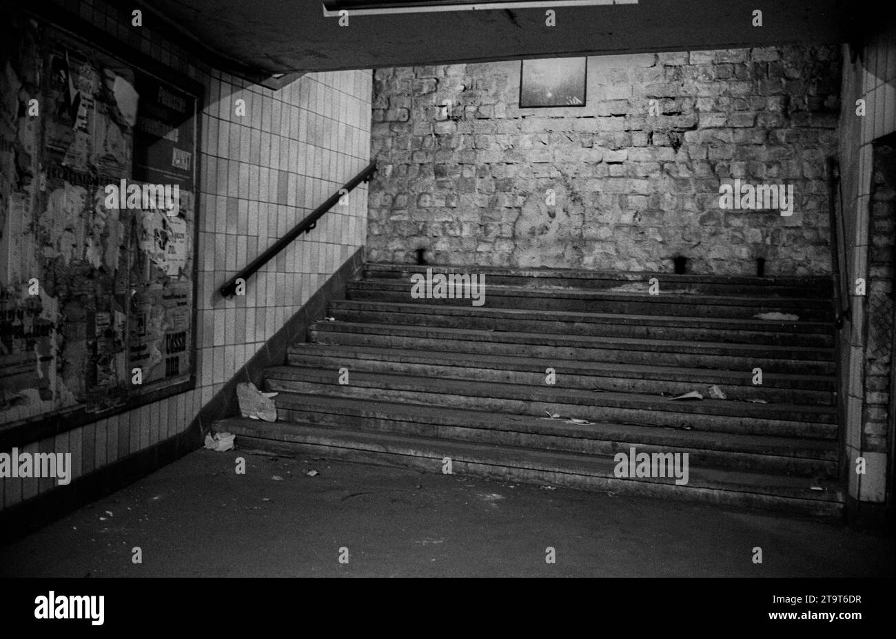 Geisterbahnhöfe DDR, Berlin, 29.5.1990, U-Bahnhof Stadtmitte U 6, 28 ...