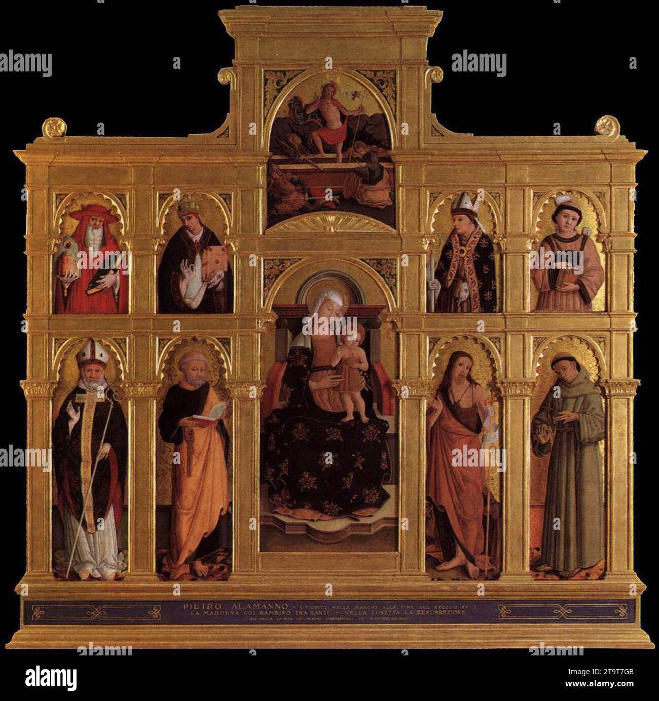Polyptych - by Pietro Alemanno Stock Photo - Alamy