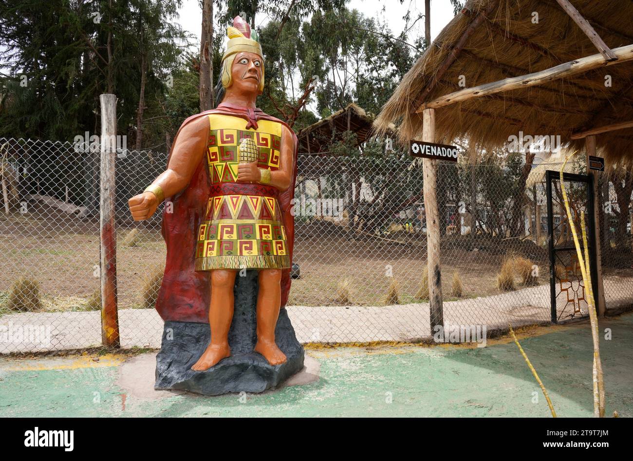 Inca figure at Cusco, Peru Stock Photo - Alamy