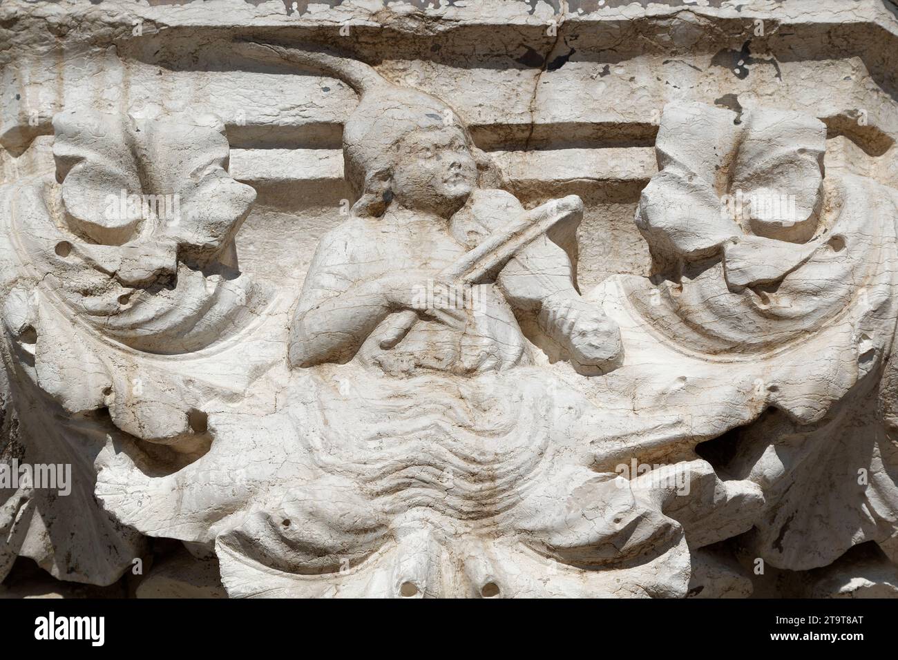 Monster with a violin, half young man and half fish - Monsters - Column ...