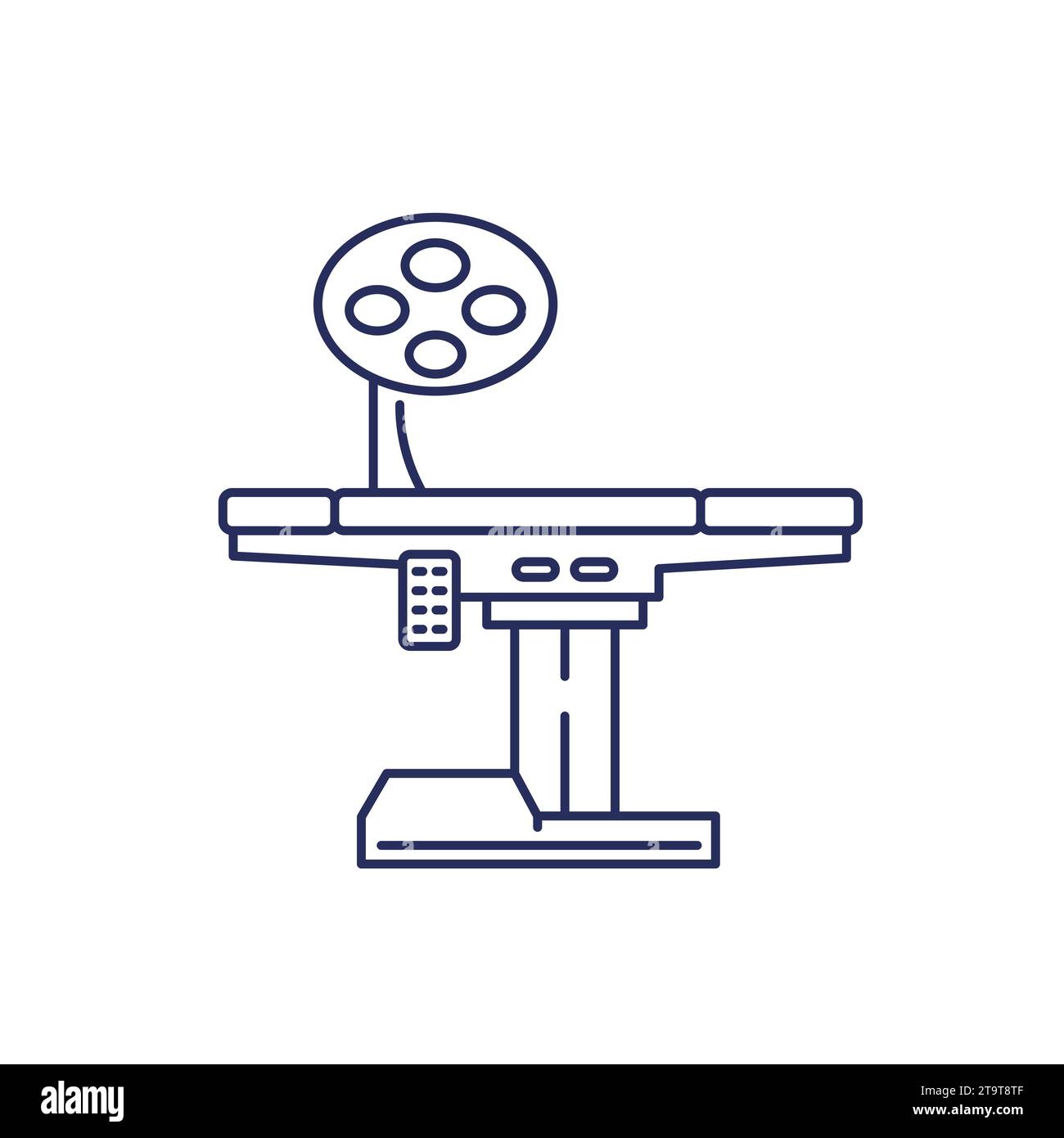 Operating table, surgery line icon Stock Vector Image & Art - Alamy