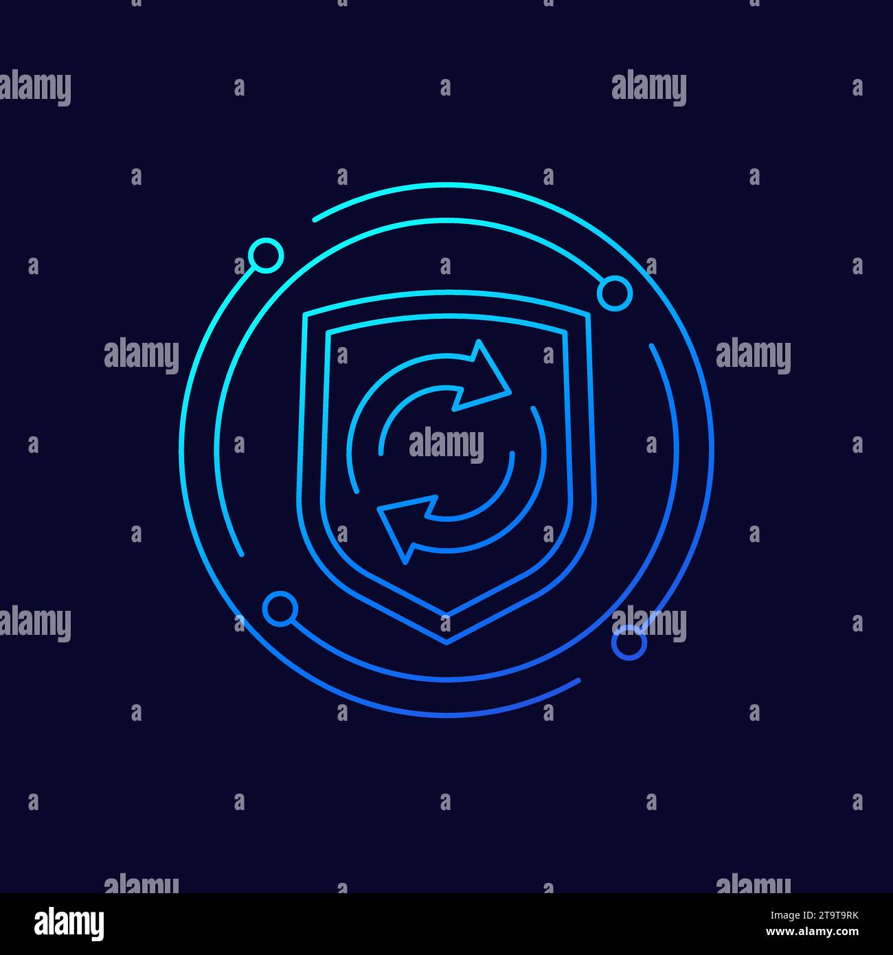 insurance renewal icon, linear design Stock Vector Image & Art - Alamy