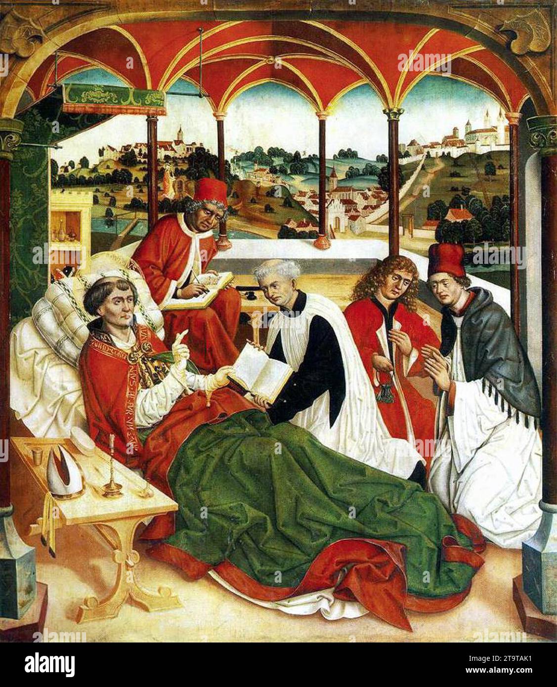 The Death of St Corbinian 1484-85 by Jan Polack Stock Photo - Alamy