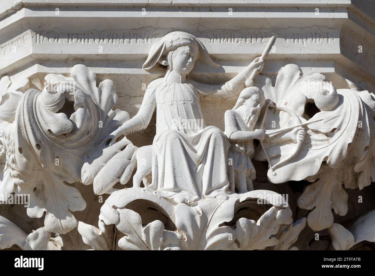 Jupiter, Pisces and Sagittarius - Planets and Zodiac - Corner pillar ...