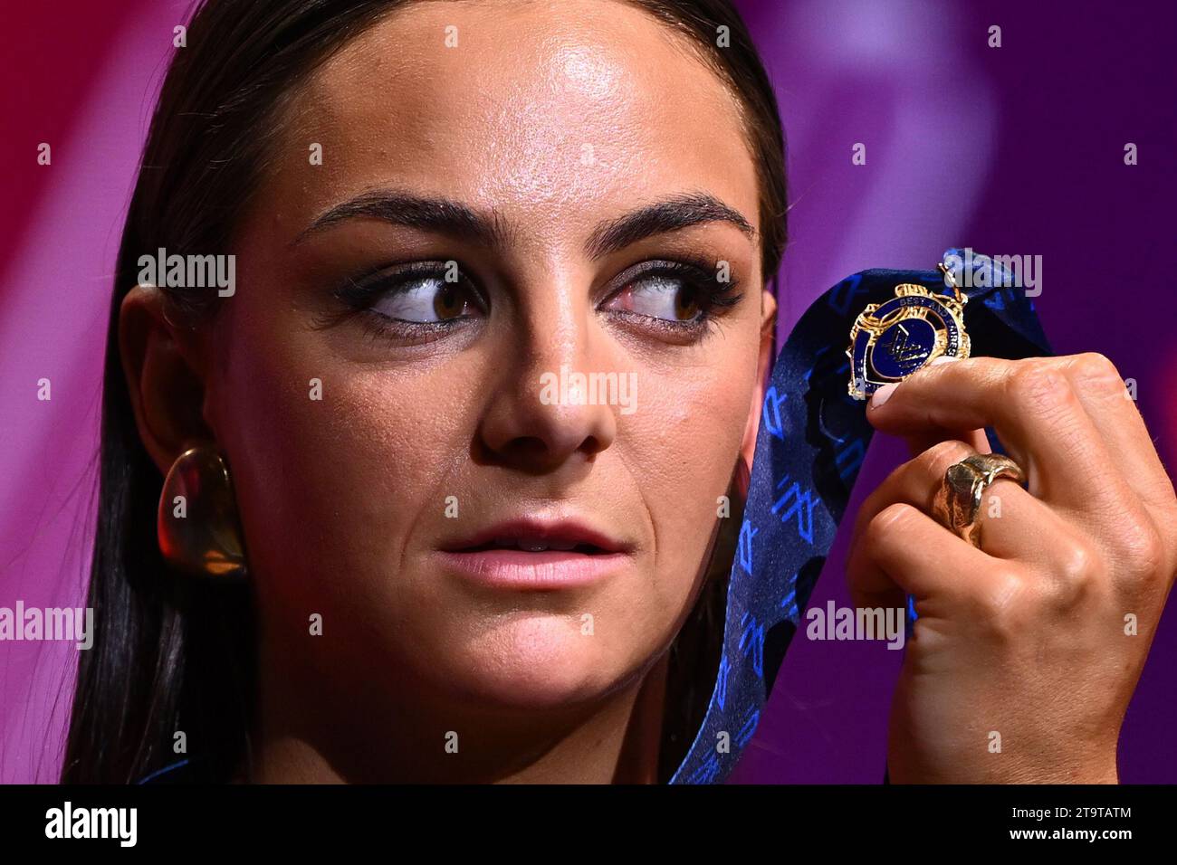 Melbourne, Australia. 27th Nov, 2023. Monique Conti of Richmond poses ...