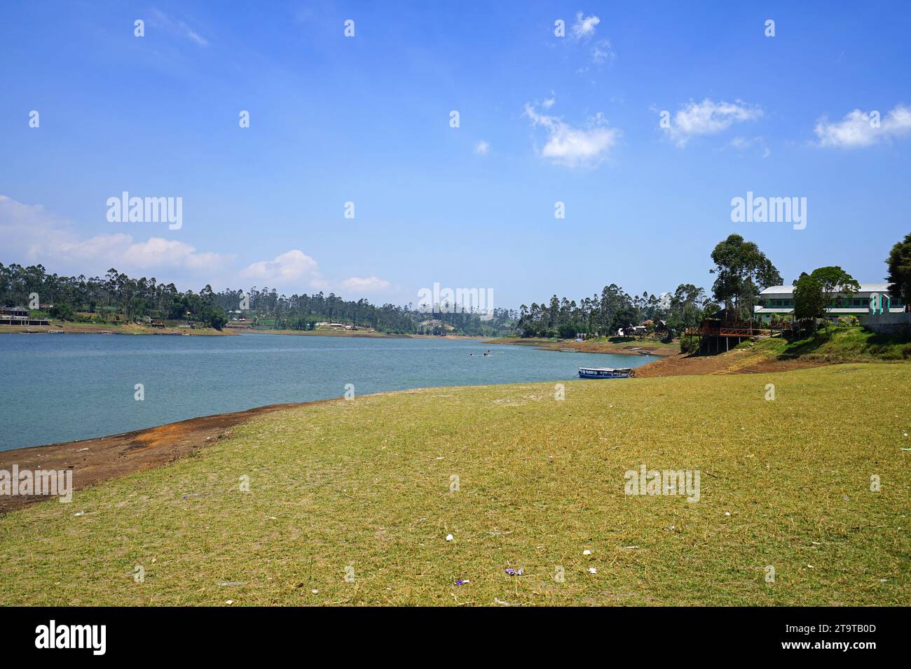 Situ Cileunca Lake, Pengalengan, Bandung, West Java, Indonesia Stock ...