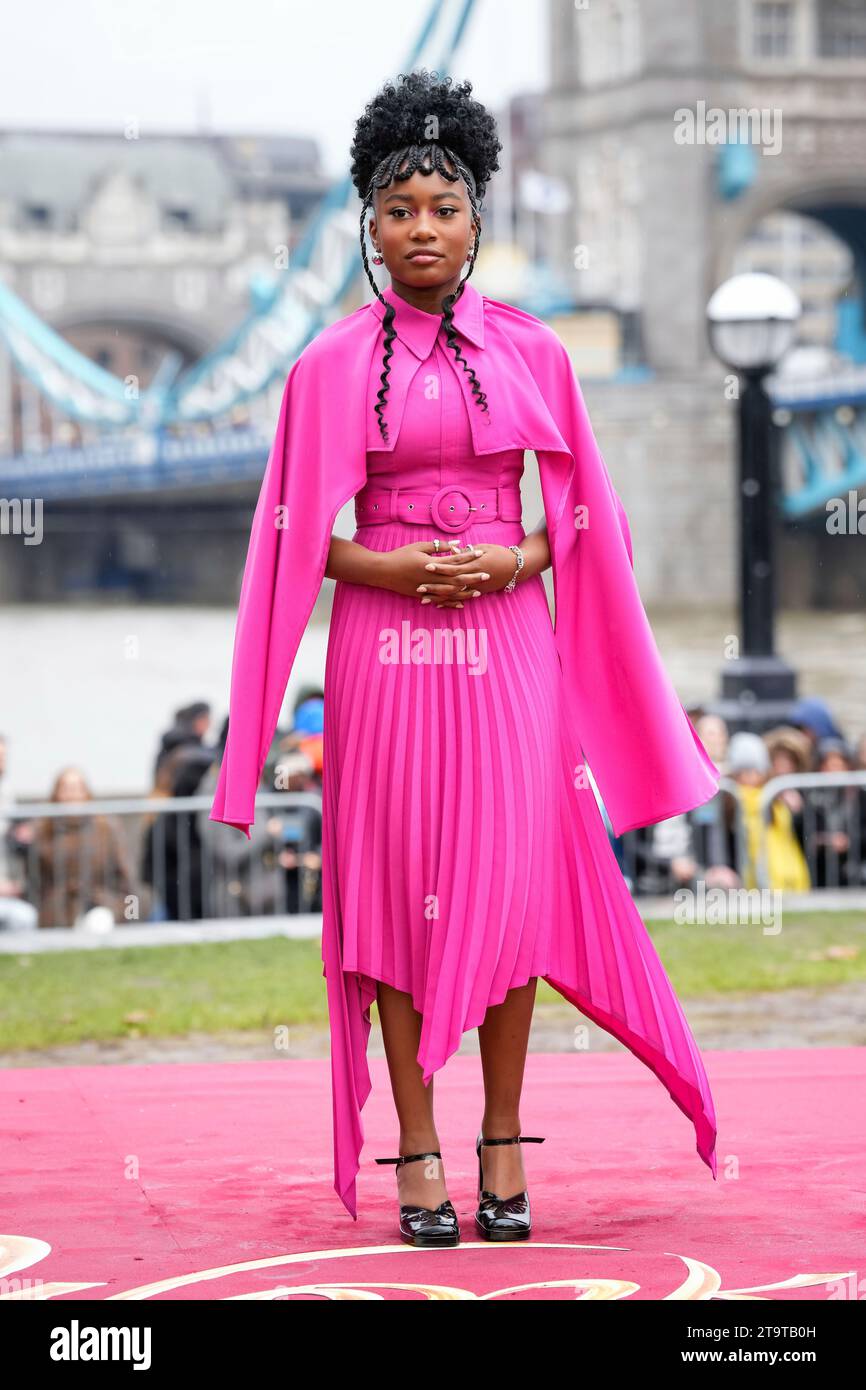 Calah Lane poses for photographers upon arrival at the photo call of ...