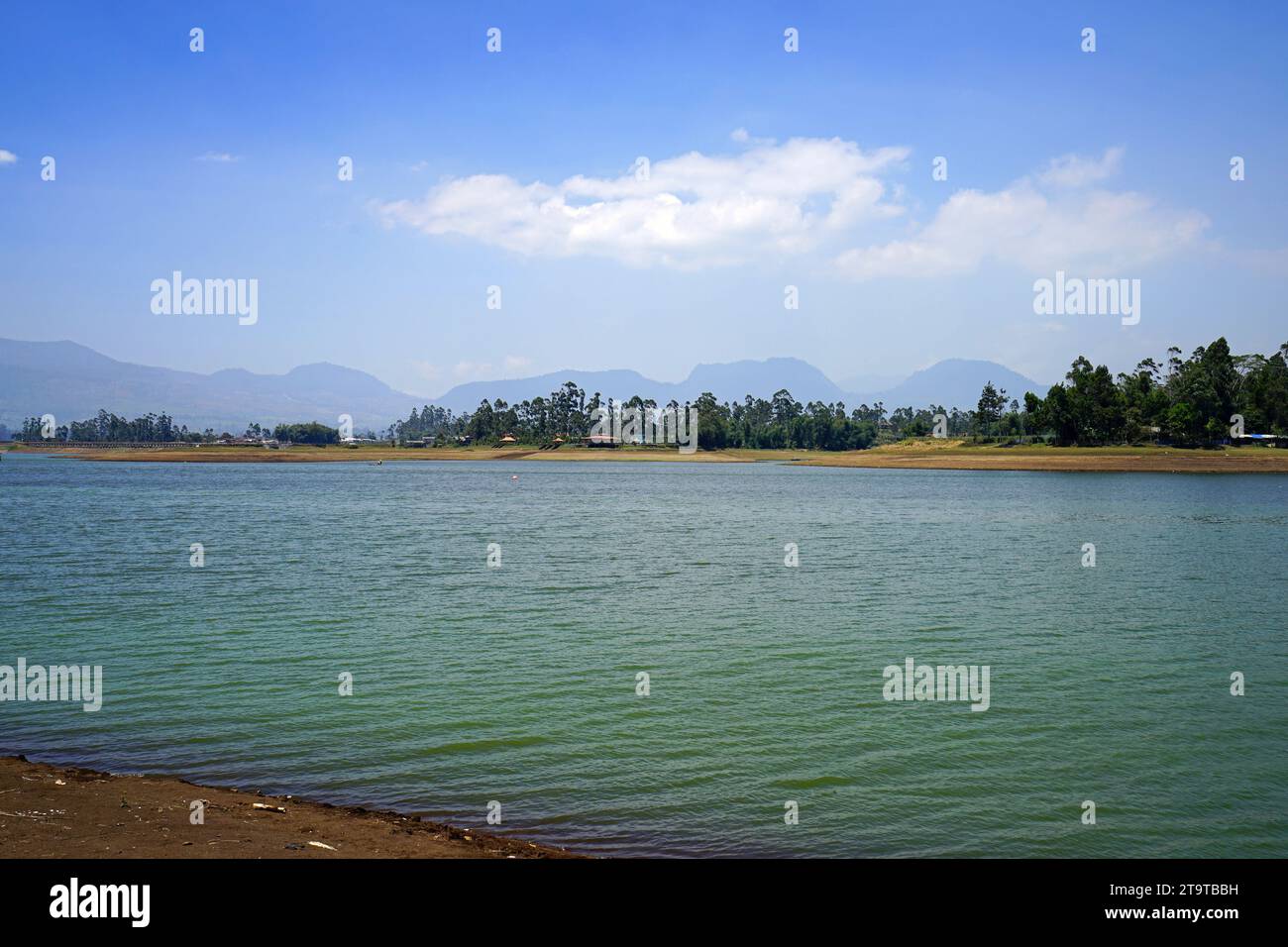 Situ Cileunca Lake, Pengalengan, Bandung, West Java, Indonesia Stock ...