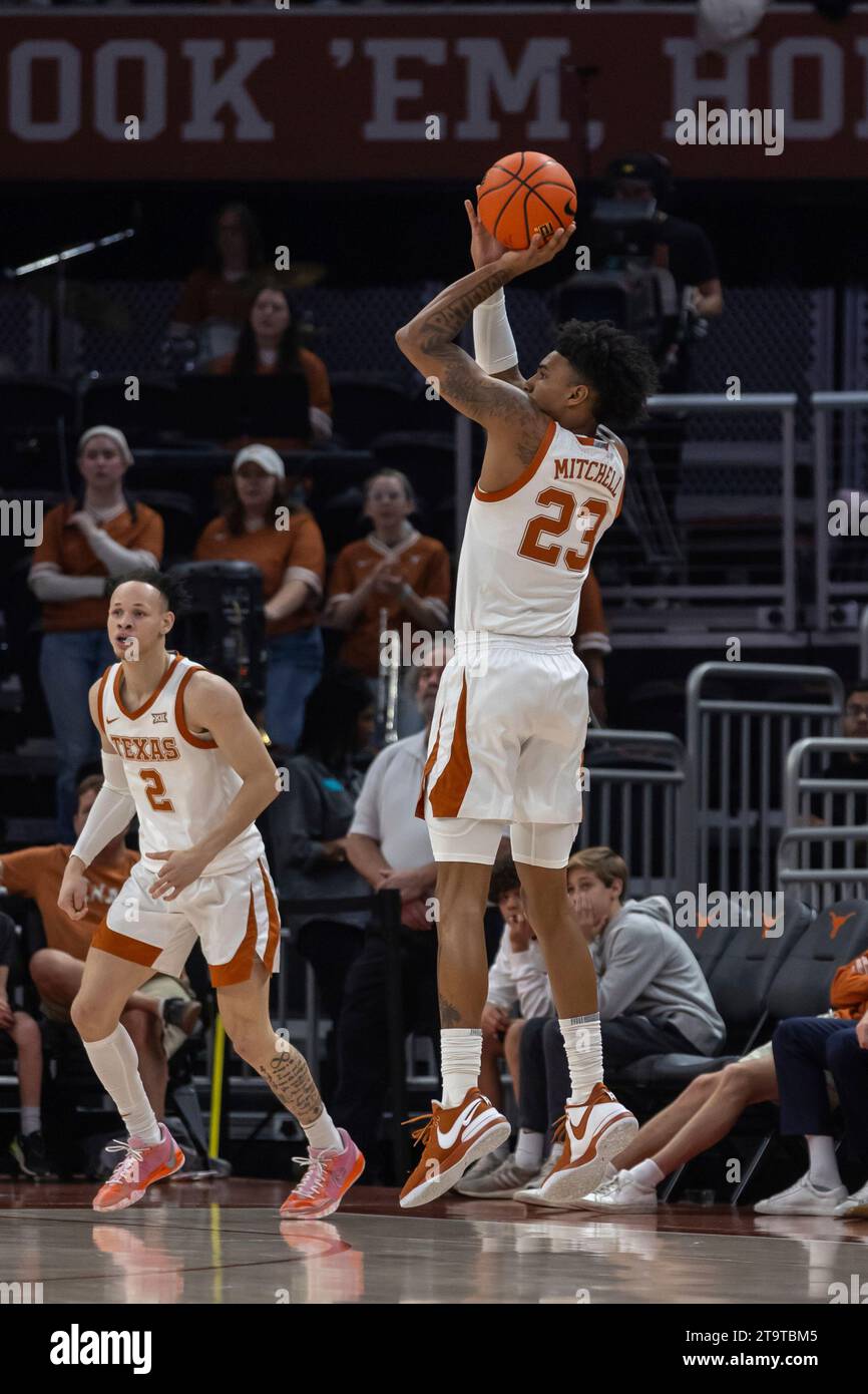 AUSTIN, TX - NOVEMBER 26: Texas Longhorns forward Dillon Mitchell (23 ...