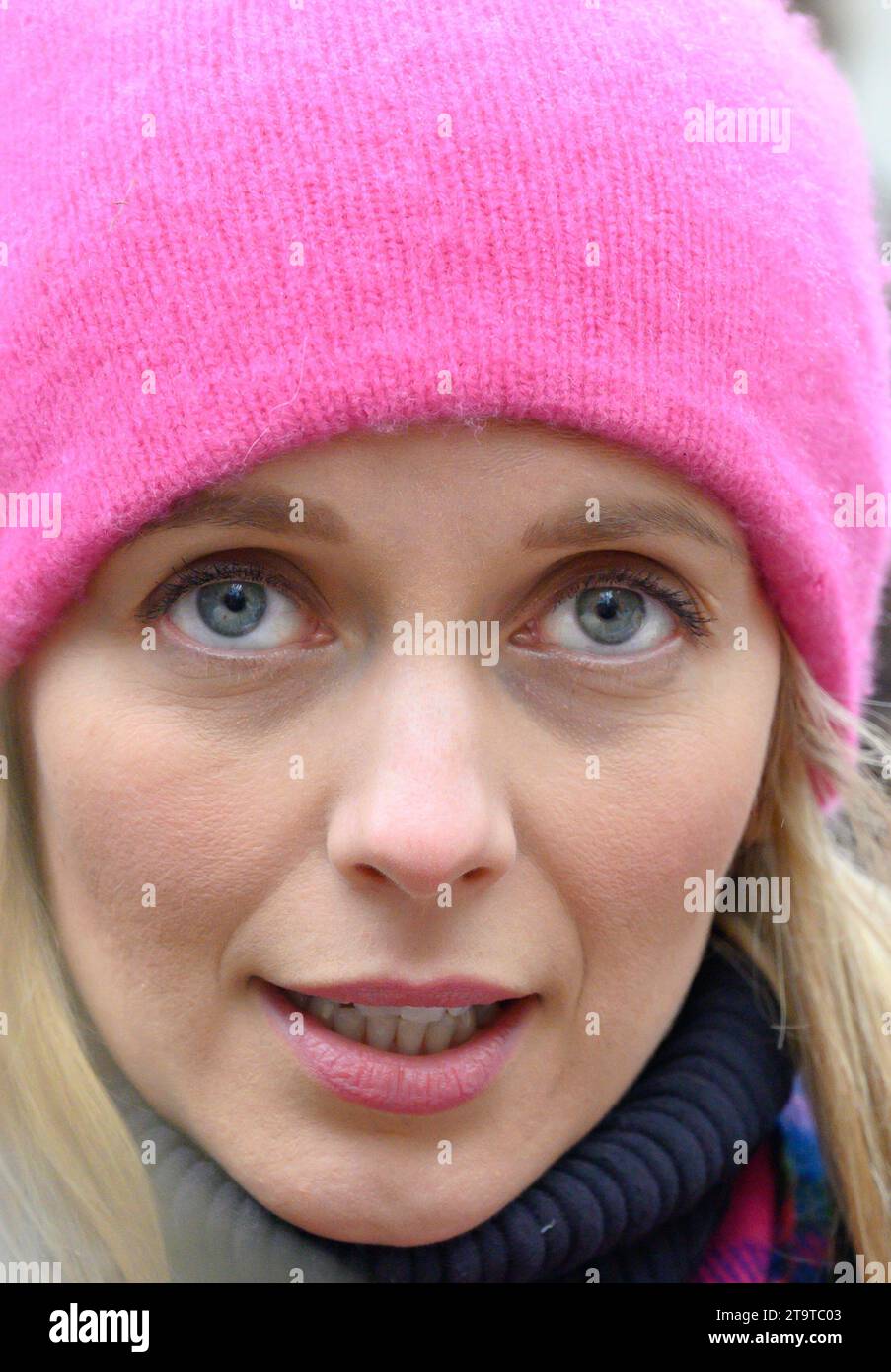 Rachel Riley (TV presenter) taking part in the March Against ...