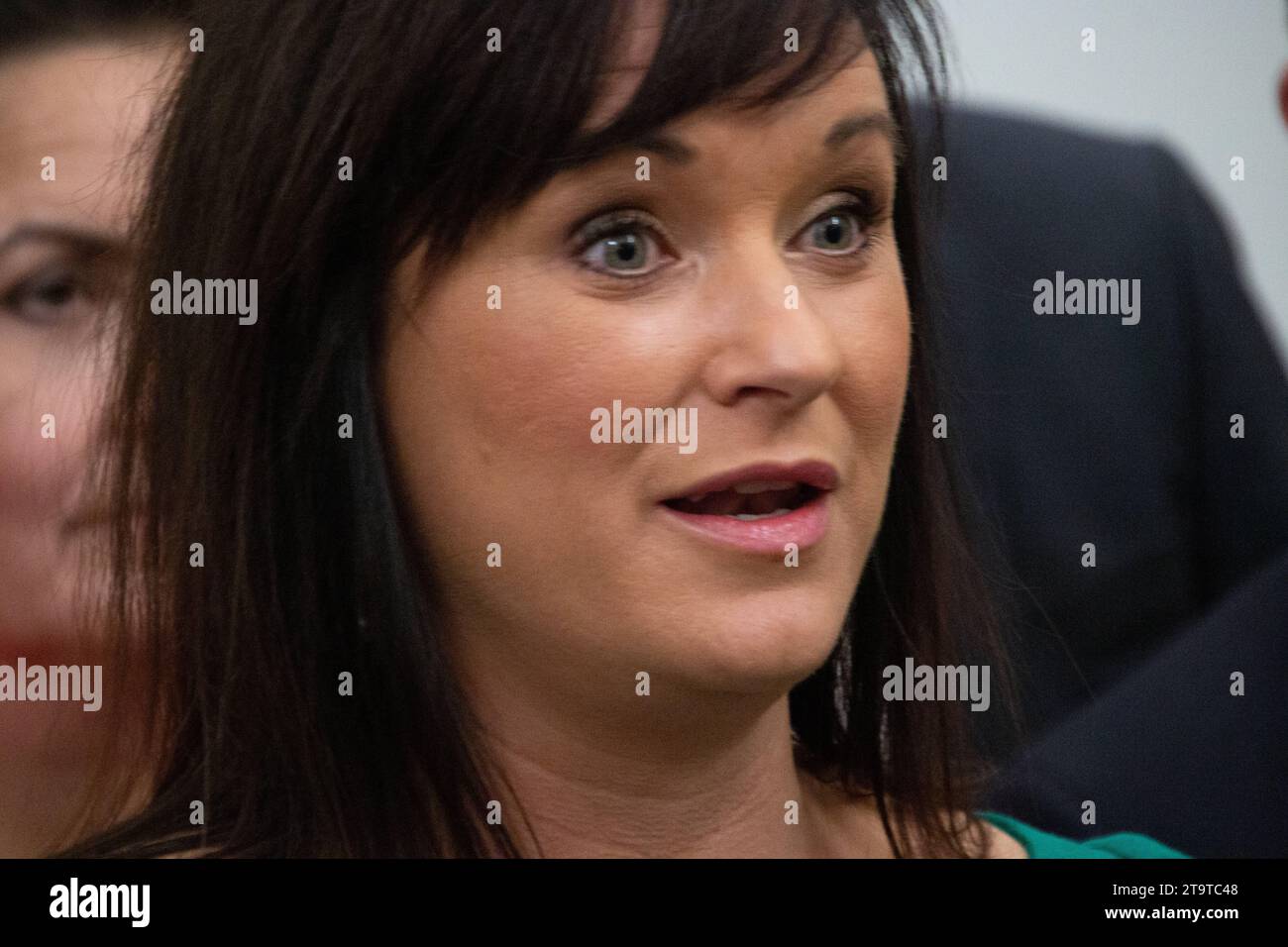 Press conference on the budget agreement for 2024. Danish Minister of ...