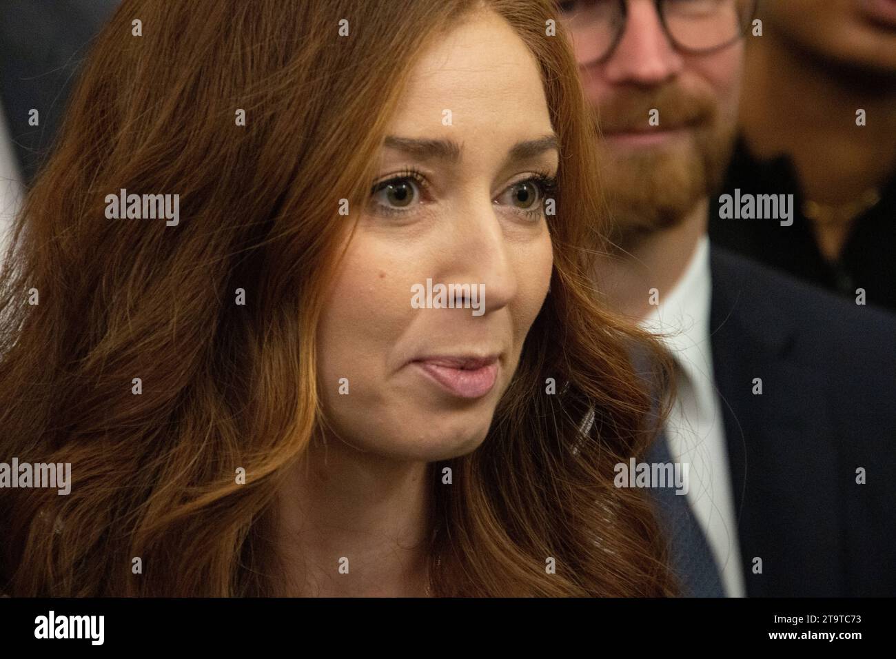 Press conference on the budget agreement for 2024. Danish Minister of ...