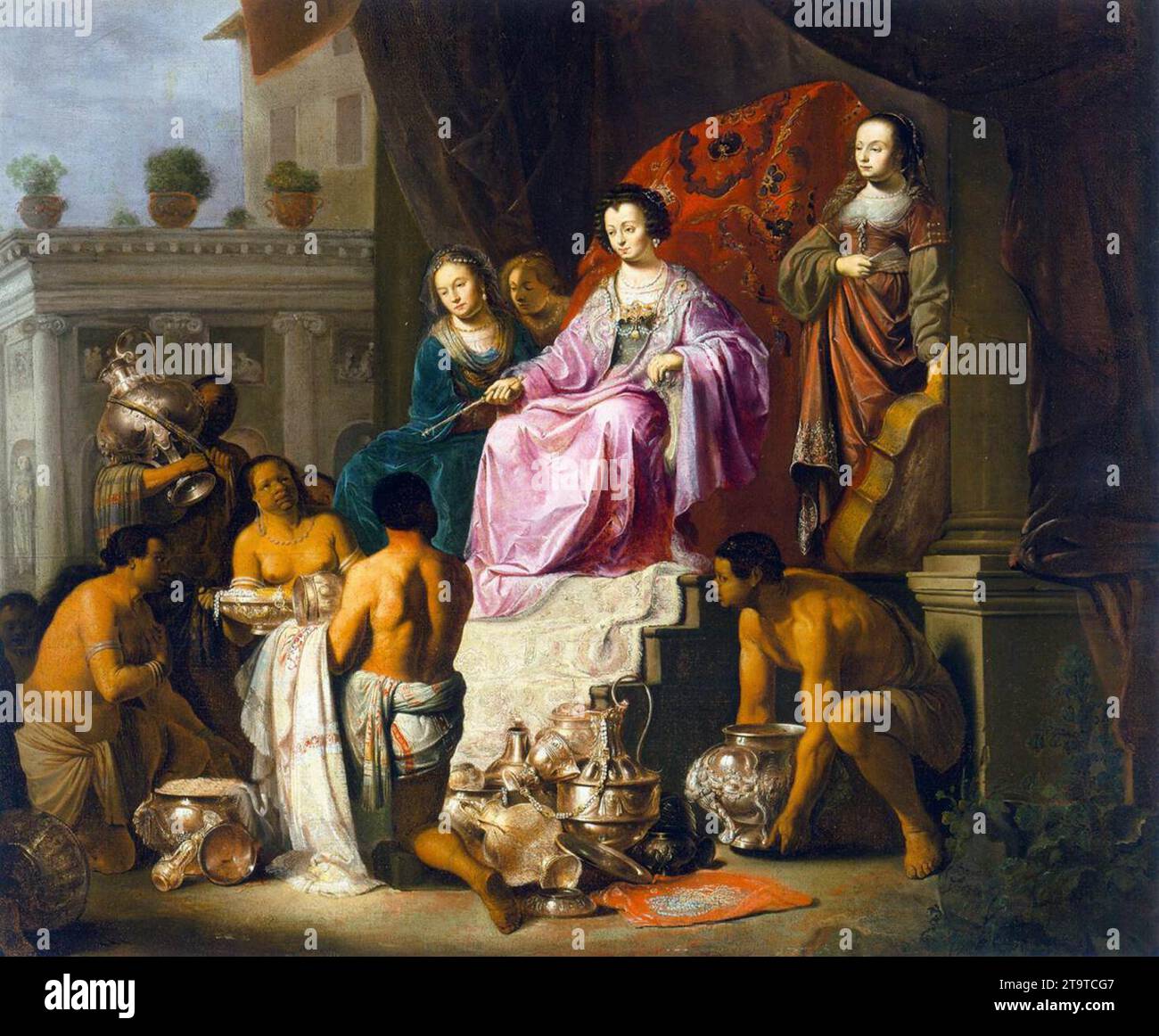 Allegory of Colonial Power 1638 by Willem De Poorter Stock Photo - Alamy