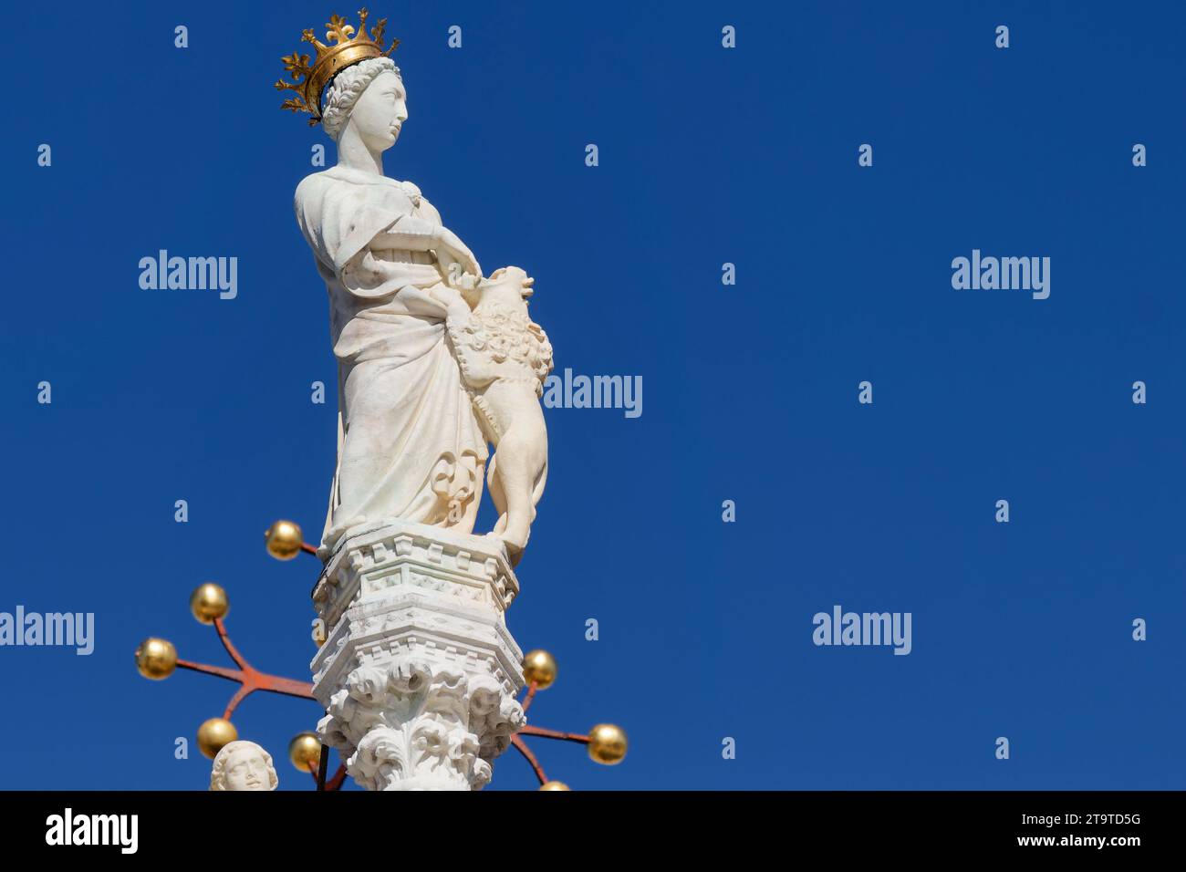 Statue representing Fortitude - Patriarchal Cathedral Basilica of Saint ...