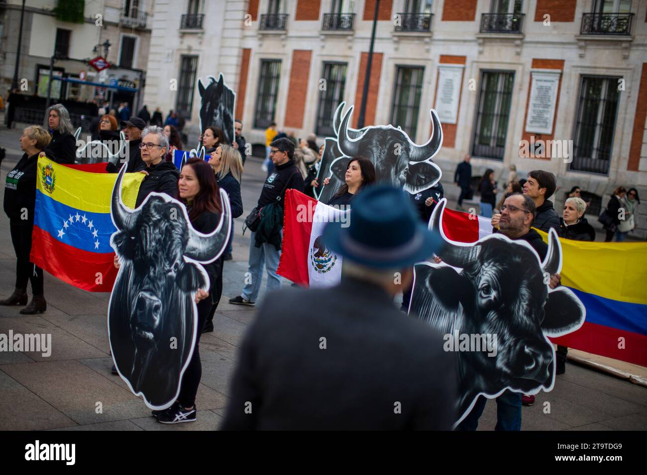 Madrid, Madrid, Spain. 27th Nov, 2023. Activists from the International ...