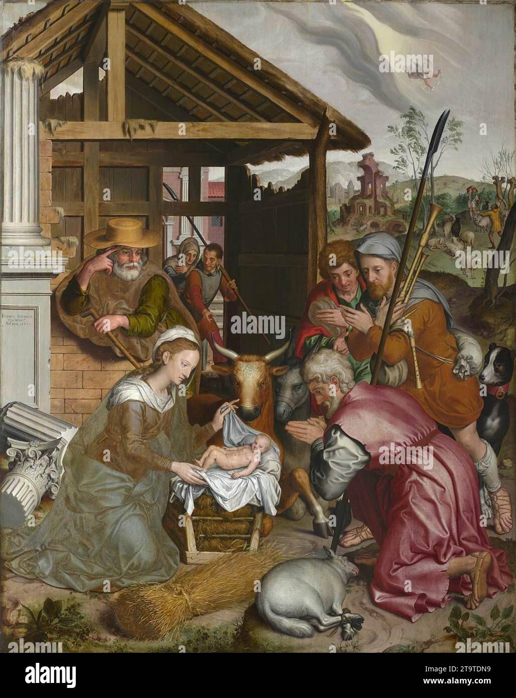 The Damhouder Triptych (central panel) 1574 by Pieter Pourbus Stock Photo - Alamy