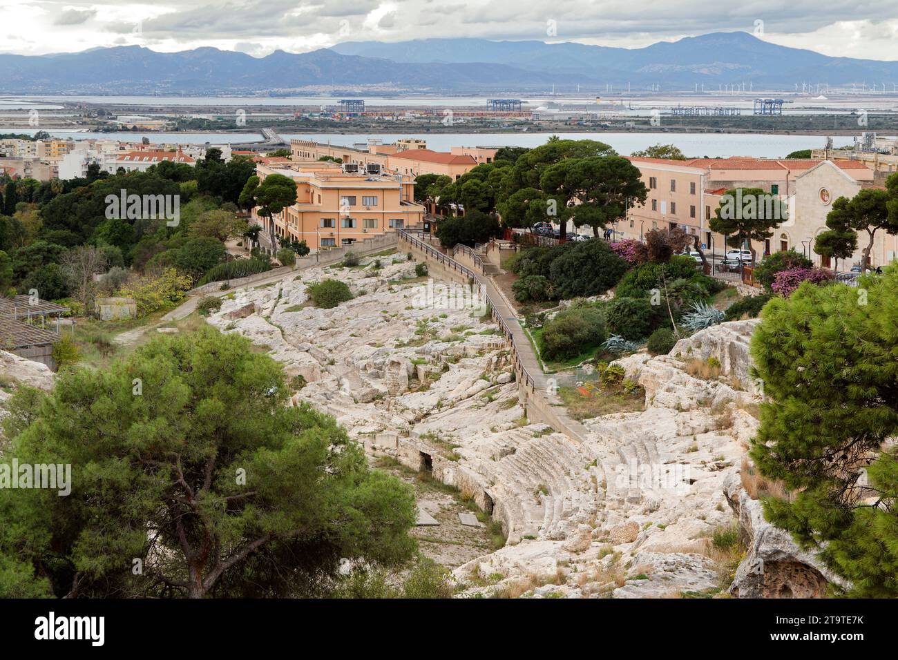 The Roman Amphitheatre (1st-2nd century AC) in Cagliari, the greatest ...