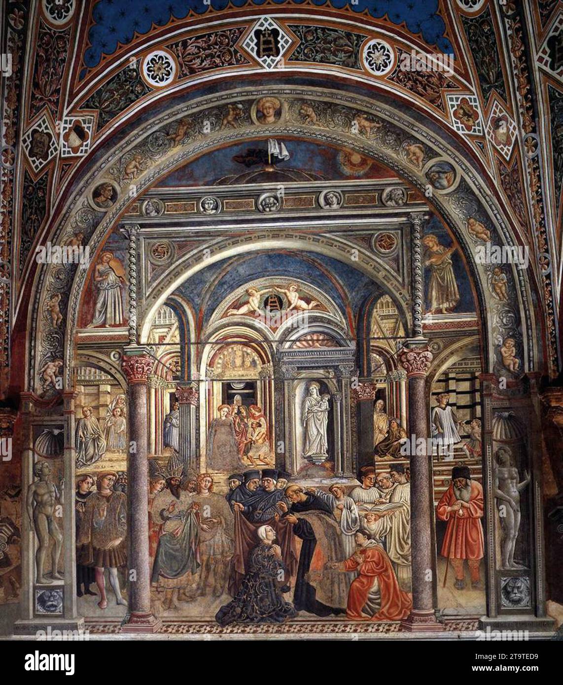 Agostino Novello Installing the First Rector 1442 by Priamo Della ...