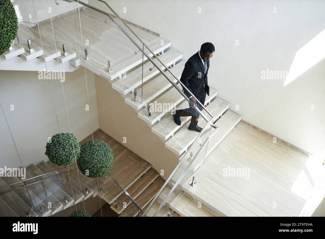 Workplace downstairs hi-res stock photography and images - Alamy