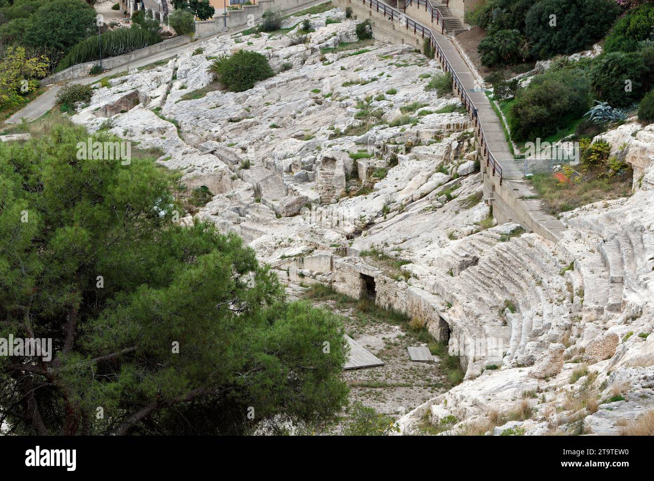 The Roman Amphitheatre (1st-2nd century AC) in Cagliari, the greatest ...