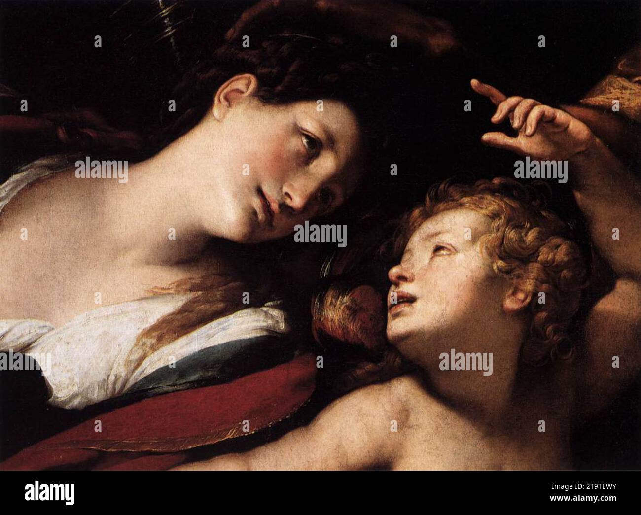 Matyrdom of St Rufina and St Seconda (detail) c. 1625 by Giulio Cesare ...