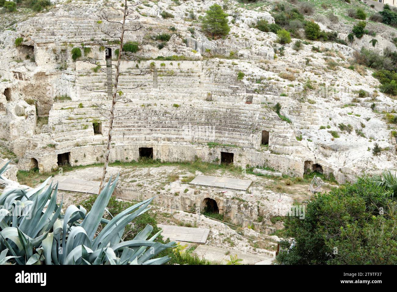 The Roman Amphitheatre (1st-2nd century AC) in Cagliari, the greatest ...