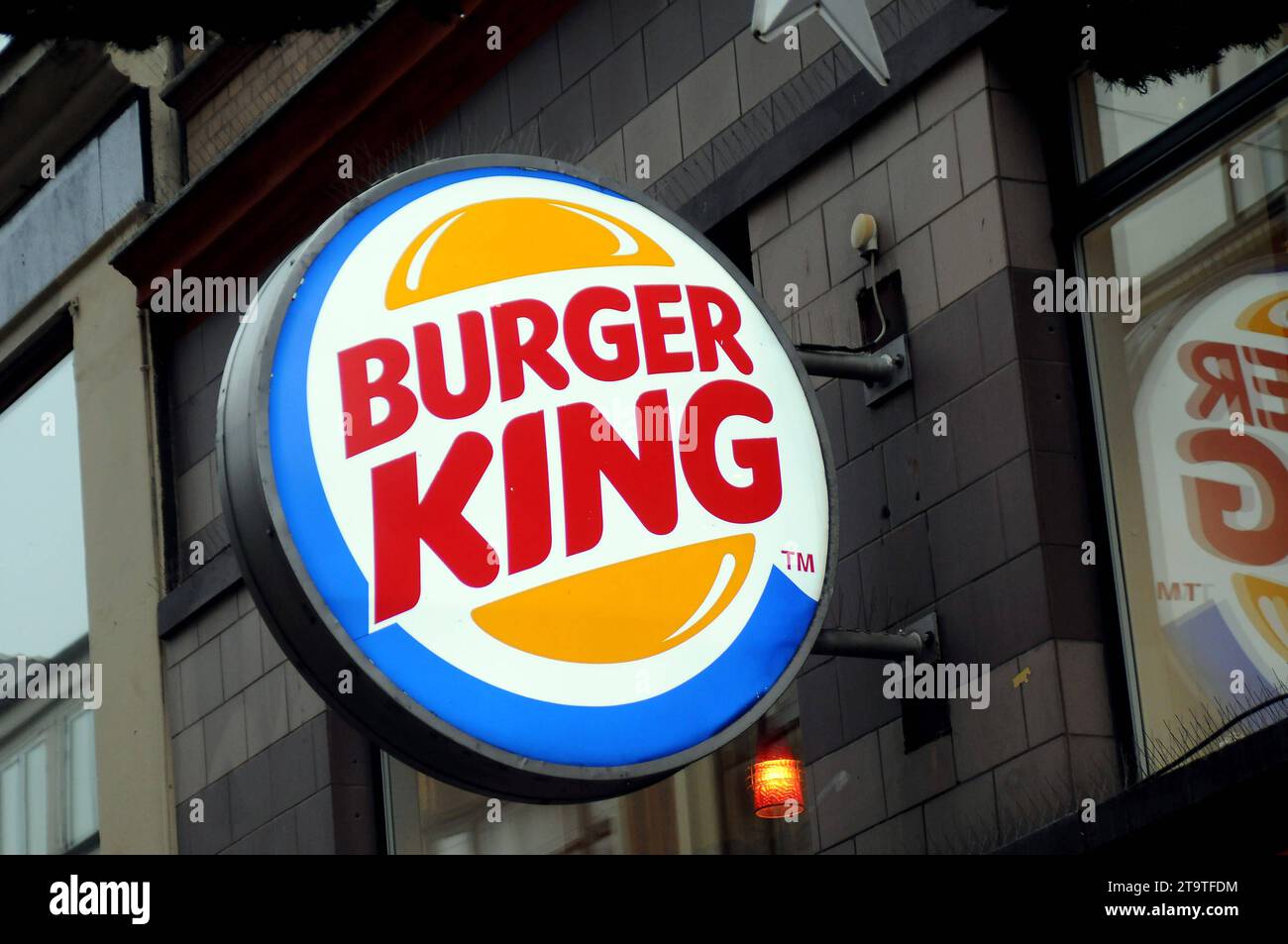 Copenhagen, Denmark /27 November 2023/. Fast food american food chain ...