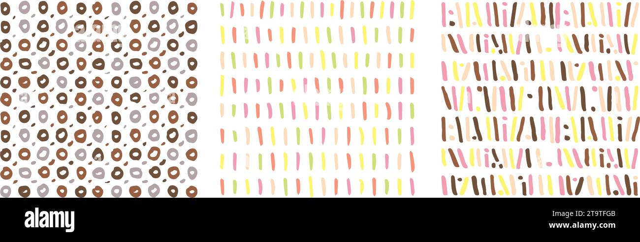 Small dash pattern Dotted lines texture. Candi chocolate color vector ...