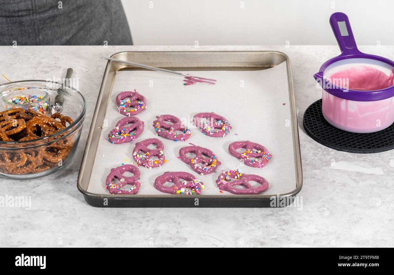 Mermaid pretzel twists Stock Photo - Alamy