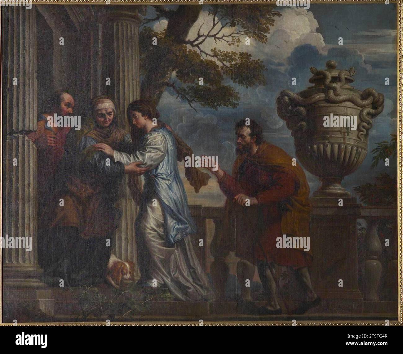 Mary Visiting Elizabeth 1651 by Jan-Erasmus Quellinus Stock Photo - Alamy