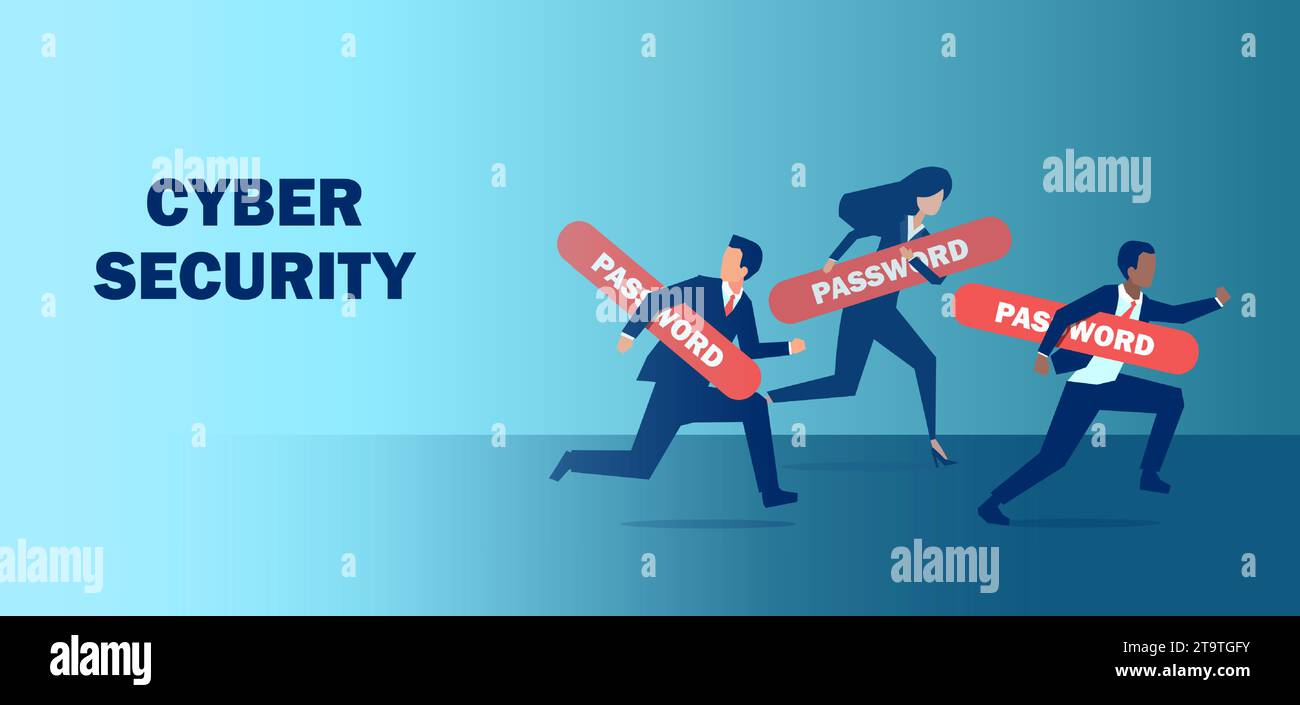 Cyber Security Threat In Business And Personal Data Protection Concept Stock Vector Image And Art