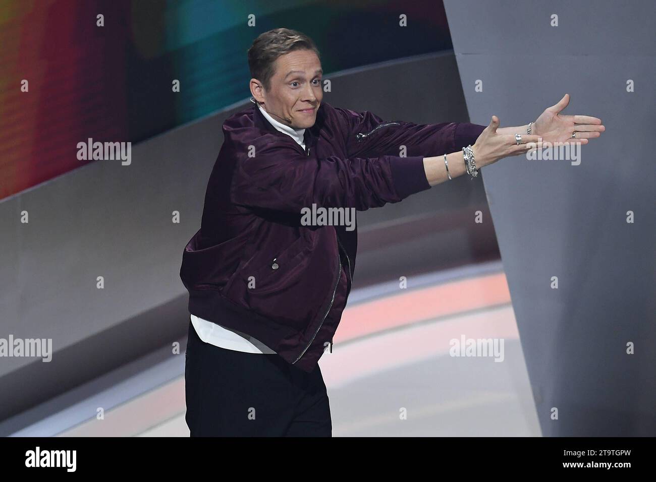 Wetten, dass . am 25.11.2023 in der Baden-Arena in Offenburg Matthias ...