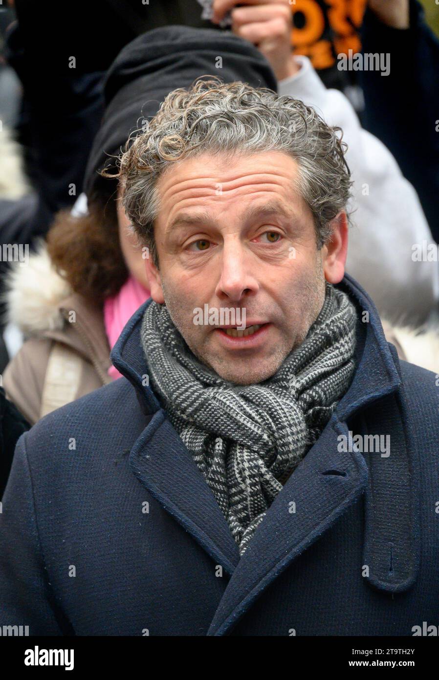Elliot Levey (actor) taking part in the March Against Antisemitism ...