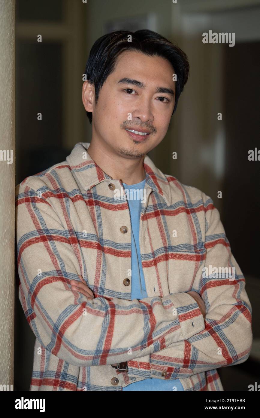 Schauspieler Aaron LE, spielt die Rolle des Hui Ko, Dreharbeiten fuer ...