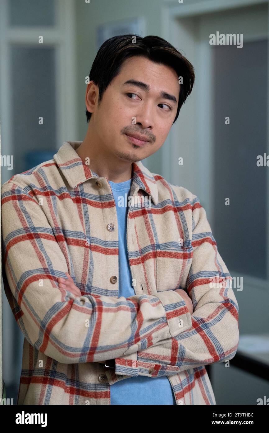 Schauspieler Aaron LE, spielt die Rolle des Hui Ko, Dreharbeiten fuer ...