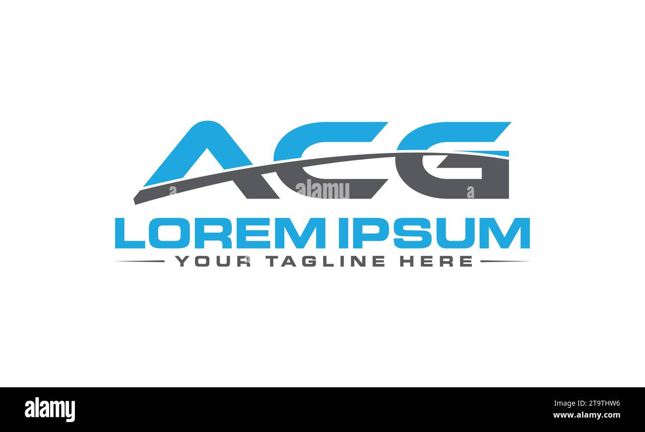 ACG Logo Design Unique and Professional Logo Design Stock Vector Image ...