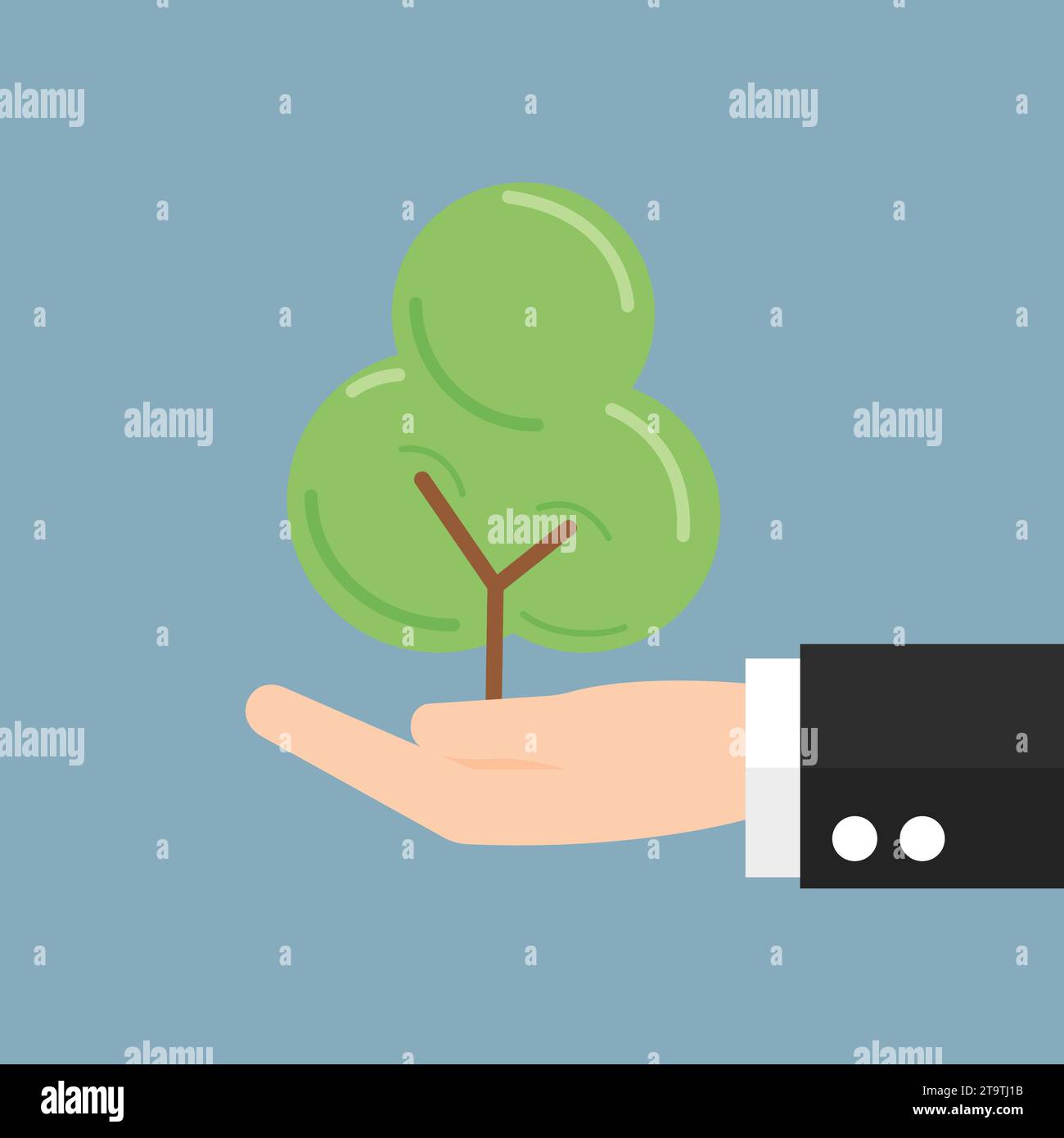 Protecting the environment Stock Vector Images - Alamy