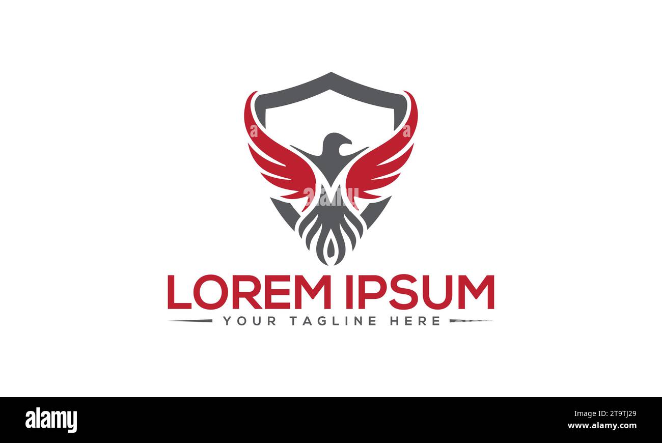 Eagle Logo Design Bird Professional Logo Design Stock Vector Image ...
