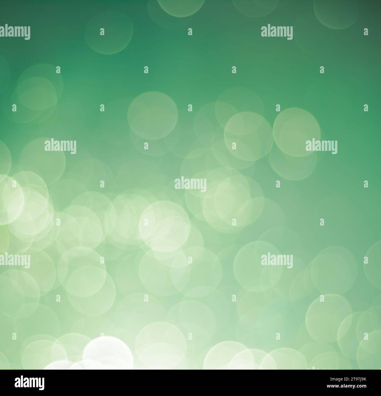 green bokeh light background, fantasy natural style Stock Photo - Alamy