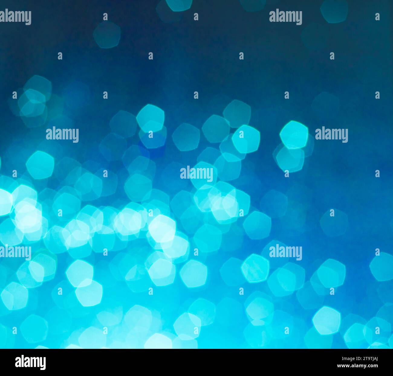 blue bokeh light background, fantasy style Stock Photo - Alamy