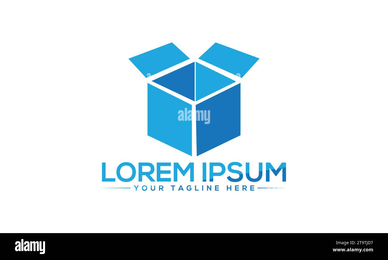 Box Logo Design Unique and Professional Logo Design Stock Vector Image ...