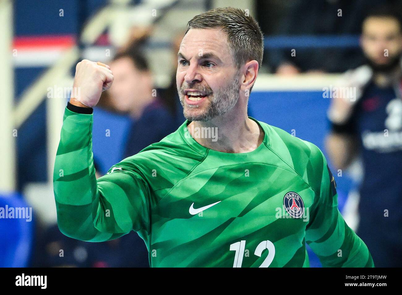 Paris, France. 22nd Nov, 2023. Andreas PALICKA of PSG celebrates during ...